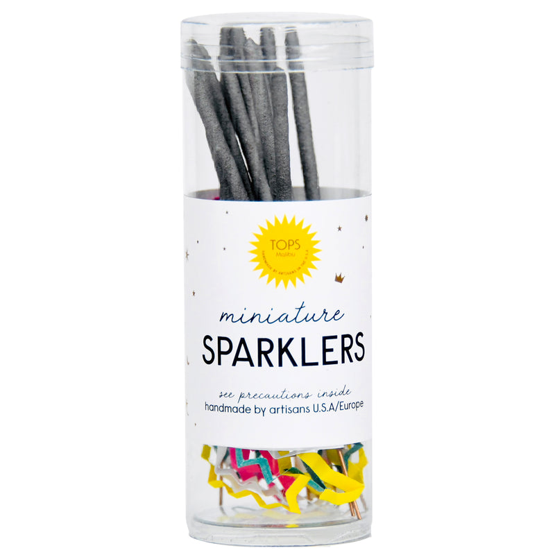 Silver Mini Sparklers (12-Pack) - TOPS Malibu