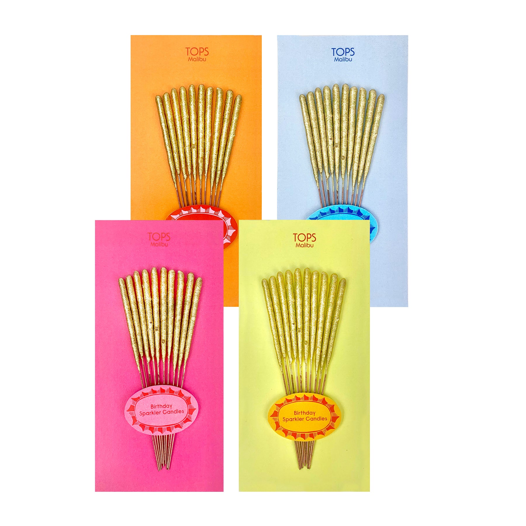 Mini Sparklers (4") Small Cake Sparklers - TOPS Malibu