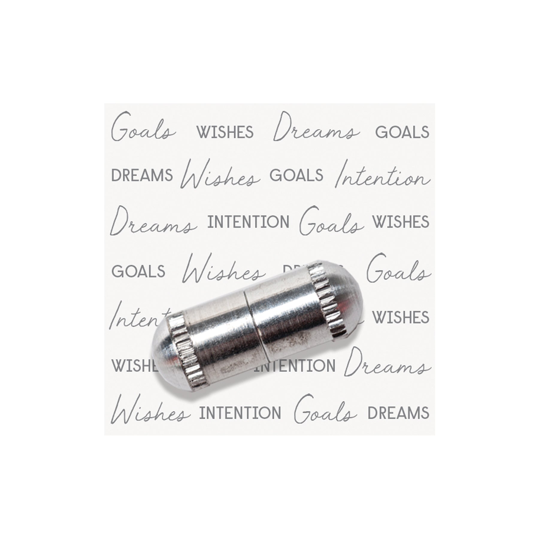 Wish Capsules - give or carry secret message in a tiny metal capsule