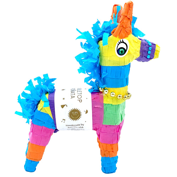 Mini Tabletop Rainbow Piñata (6 Prizes) - TOPS Malibu