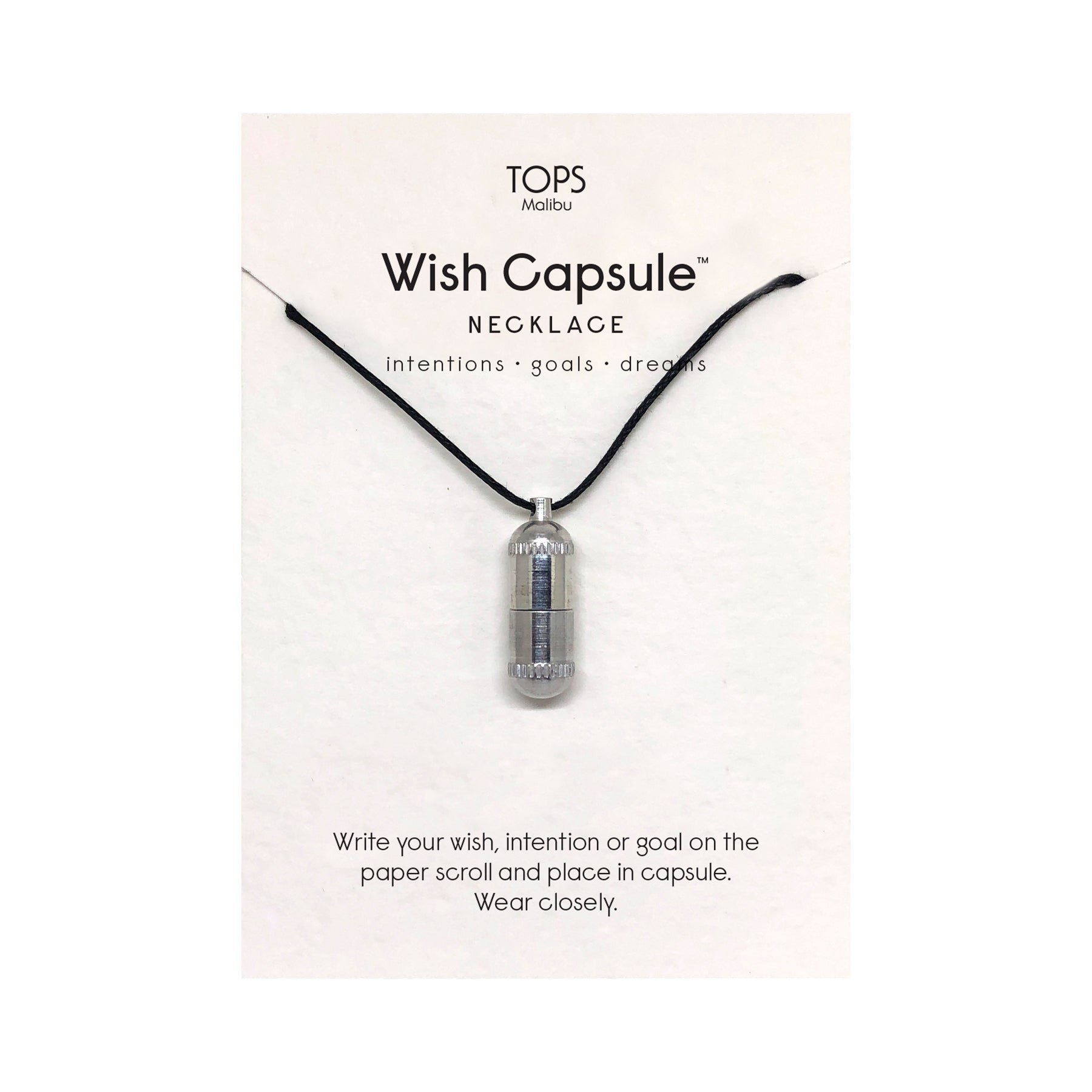 Wish Capsules - give or carry secret message in a tiny metal capsule